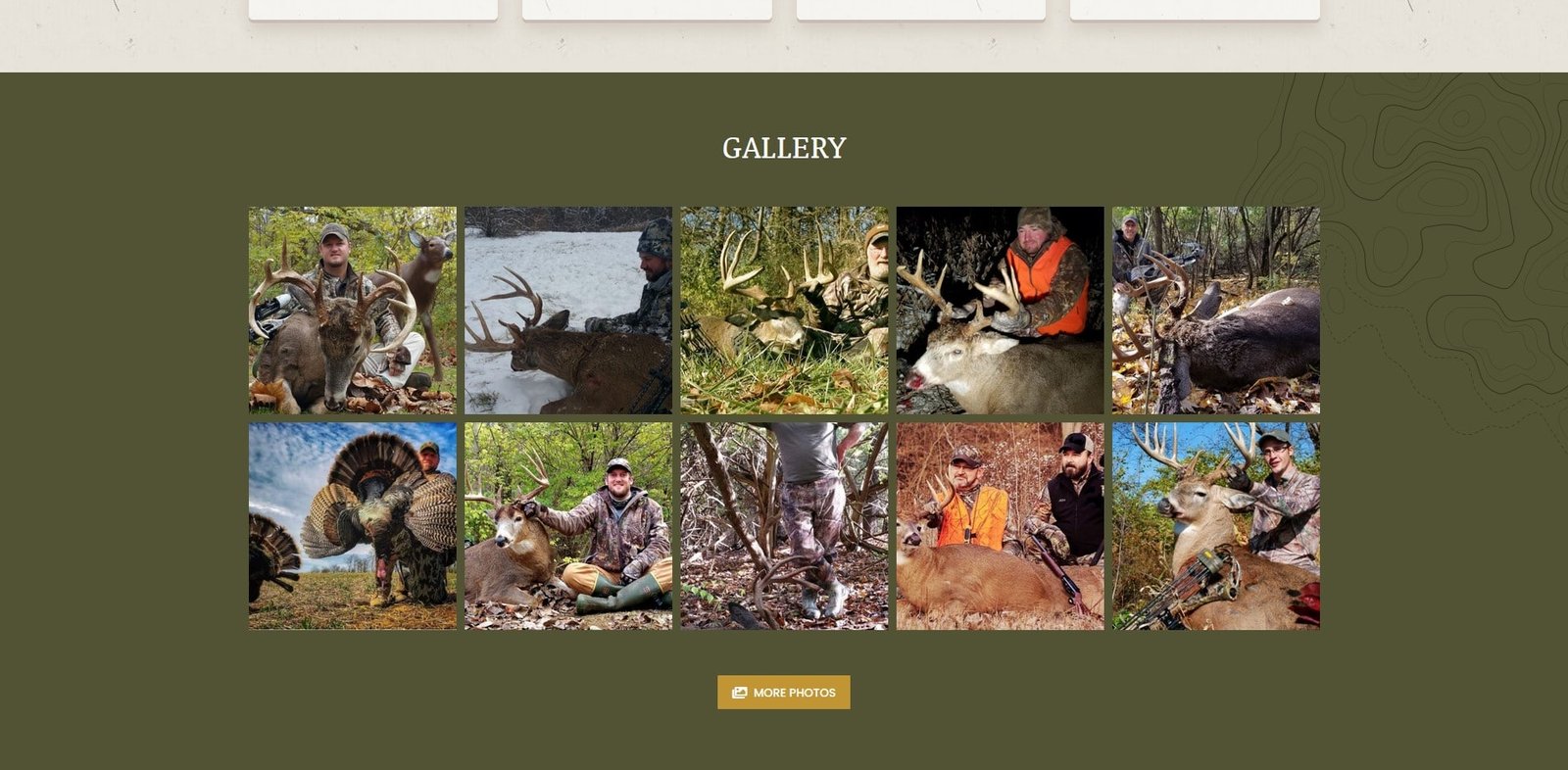 Lost Shed Lodge Portfolio | Hunting Adventures Website | Elision